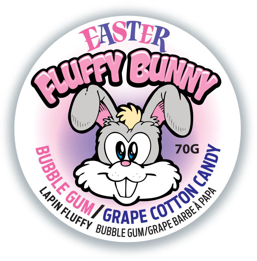 NEW EASTER FLUFFY BUNNY COTTON CANDY 70G 1L PAIL – Chocolate Moose ...
