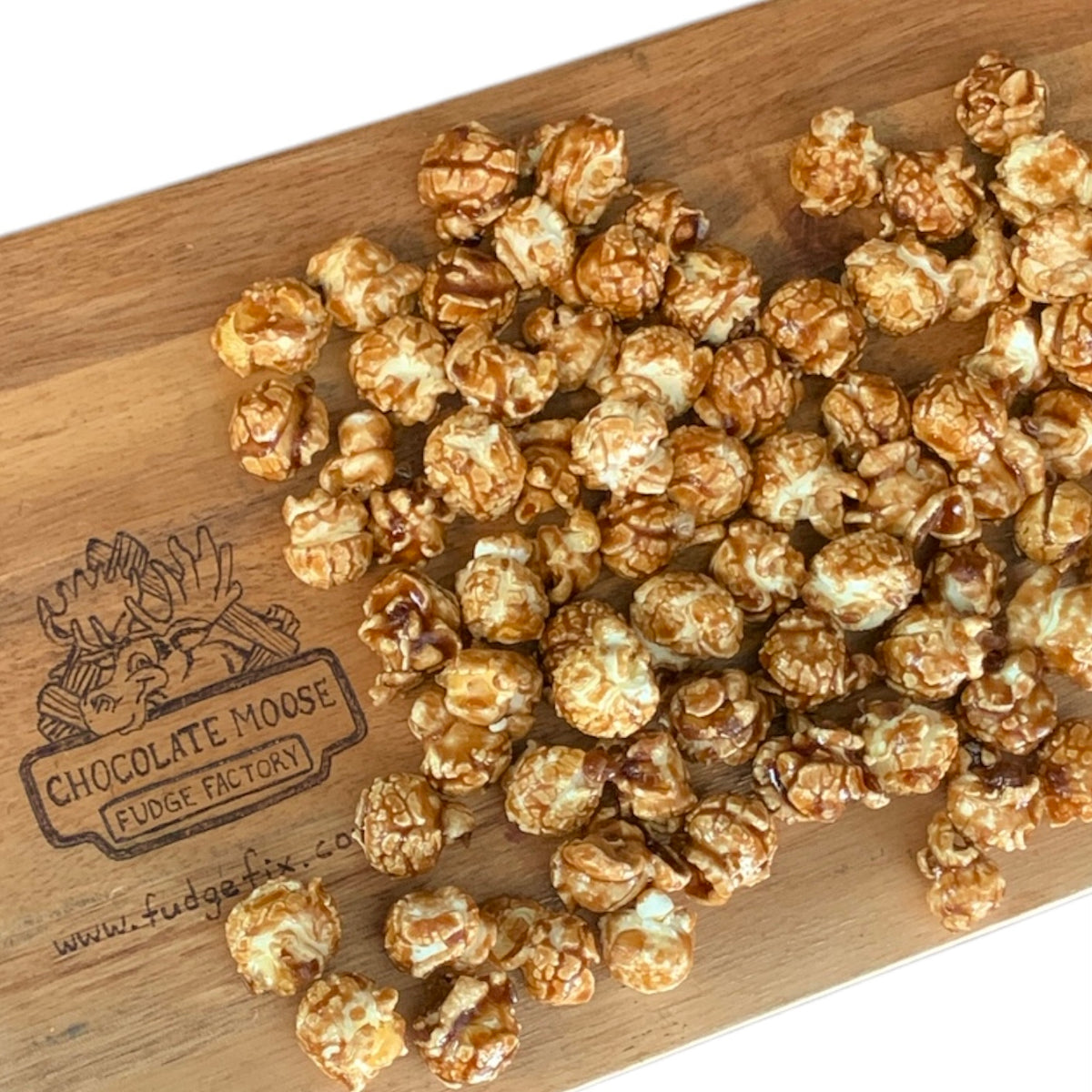 NEW CANADIAN MAPLE- Candy Popcorn – Chocolate Moose Fudge Factory