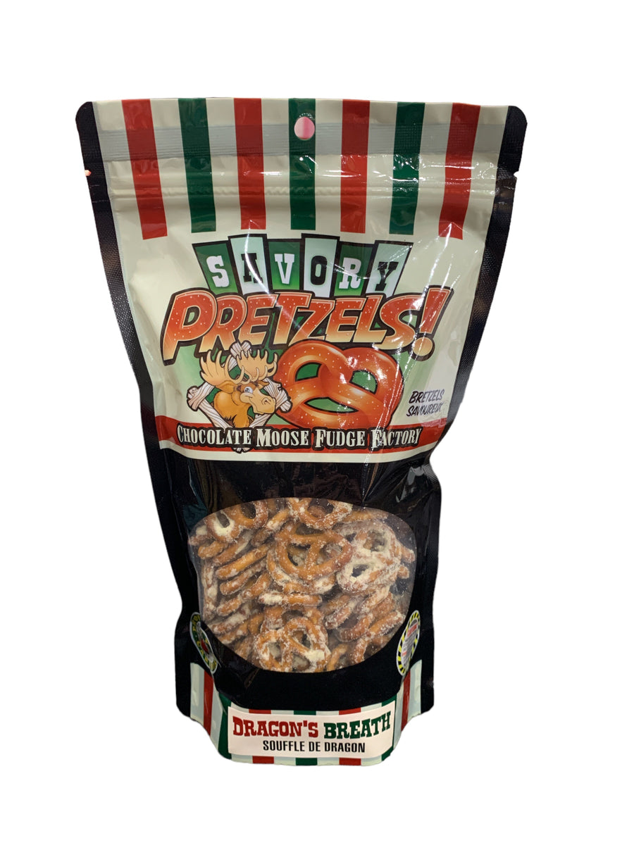 Dragons Breath (Parm Garlic) - Savory Pretzels 200G – Chocolate Moose ...