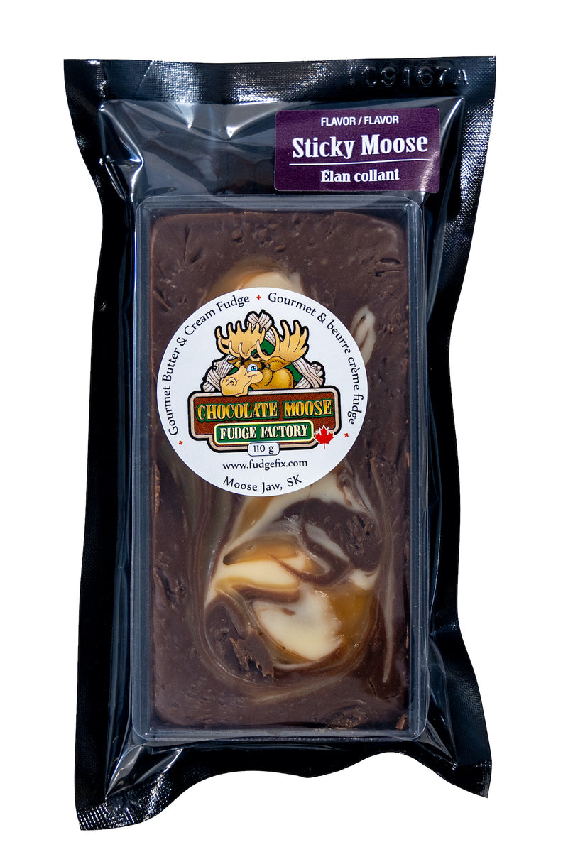 Sticky Moose - 110g Fudge Bar – Chocolate Moose Fudge Factory