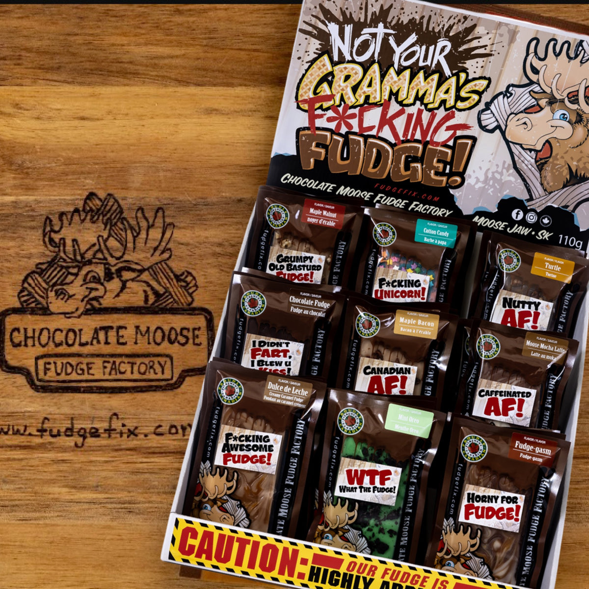 Not Your Gramma's F*cking Fudge! - Retail Fudge Displayer – Chocolate ...