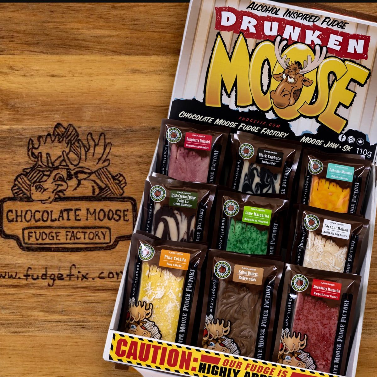 Drunken Moose - Retail Fudge Displayer – Chocolate Moose Fudge Factory
