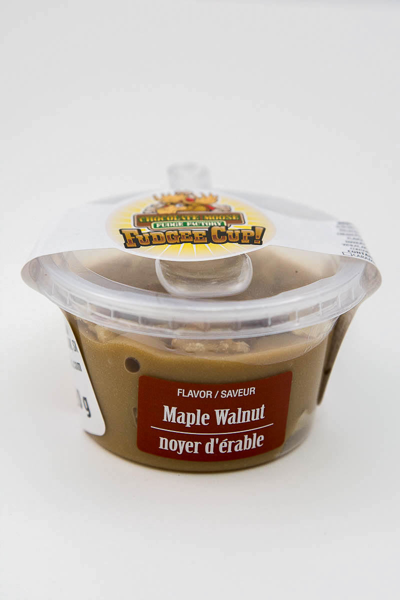 Maple Walnut - Fudge Cup 140g – Chocolate Moose Fudge Factory